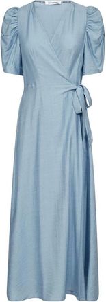 Co'Couture Femme, Robes, Bleu, Taille: 42 FR Heracc SS Wrap Dress