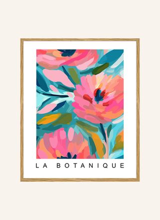 Liv Corday Wandbild La Botanique Mit Rahmen weiss