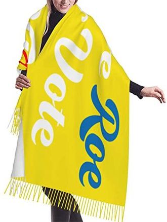 Generic Robe De Soirée Yellow Roe Roe Roe Your Vote, Châle En Mousseline Douce À Pompons, Robe De Soirée Chaud Châle Doux Écharpe Femme Élégant Glands Foulard