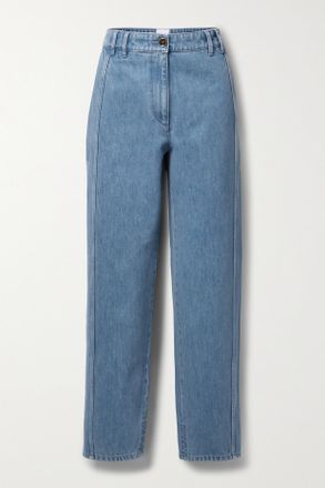 Patou Jean Droit Taille Mi-haute - Bleu