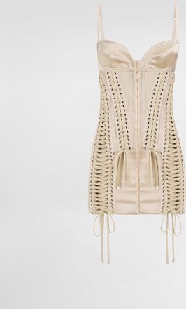 Dolce & Gabbana Duchesse Dress With Balconette - Frau Kleider Pink 40