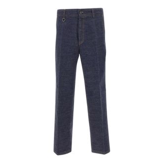 Paolo Pecora Homme, Jeans, Bleu, Taille: W32 Pantalon en denim 5 poches