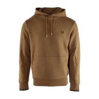 Fred Perry Baumwoll-Hoodie - - Sweatshirts & Hoodies - Herren - Braun - XL