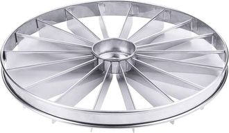 Contacto Tortenteiler, 18 Teile, Ø 32 x H3,5 cm, aus Edelstahl, hochglänzend