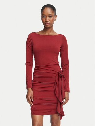 Guess Coctailkleid W6BK19 K6104 Dunkelrot Slim Fit