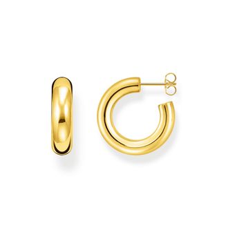 Thomas Sabo Thomas Sabo Damen-Creolen Classic klein 925er Sterlingsilber Gelbgold CR635-413-39