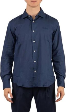 Saint Barth Homme, Chemises, Bleu, Taille: S Chemise D&eacute;contract&eacute;e