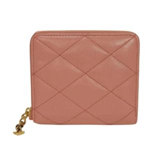 Saint Laurent Portefeuille vintage doccasion (bi-pli) - Femme - Pre-owned - Rose - Taille: ONE Size