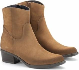 Lince Lince Bottines Campero Commodo | Semelle en caoutchouc | Semelle int&eacute;rieure en gel amovible | I33101 | Fabriqu&eacute;es en Espagne, Cuir (Serraje Cuero), 35