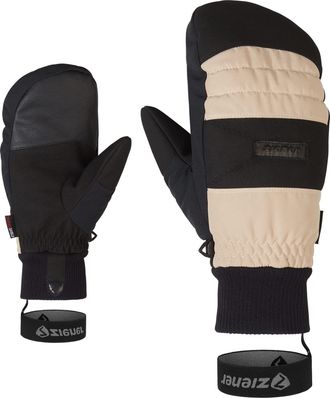 Ziener Herren GENDON Ski-F&auml;ustling/Wintersport | atmungsaktiv, wasserdicht, trendig, Cashew, 10