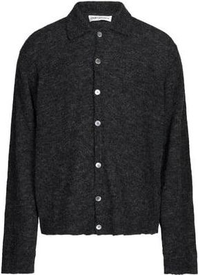 Our Legacy Pull boutonn&eacute; &agrave; col classique en laine m&eacute;lang&eacute;e