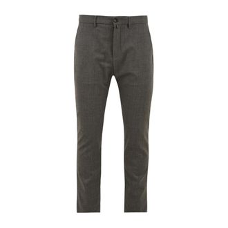 Siviglia Carducci Technische Wollhose mit Muster - - Trousers - Herren - Grau - W33