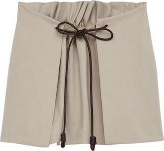 Loewe Mini jupe en coton et soie