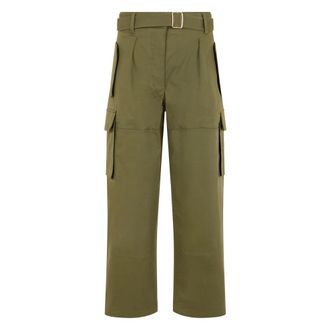Alberta Ferretti Weite Cargohose - - Trousers - Damen - Gr&uuml;n - S