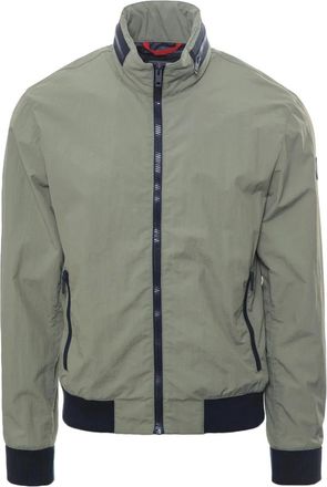 Fay Homme, Vestes, Vert, Taille: S Bomber &agrave; col montant et fermeture &eacute;clair