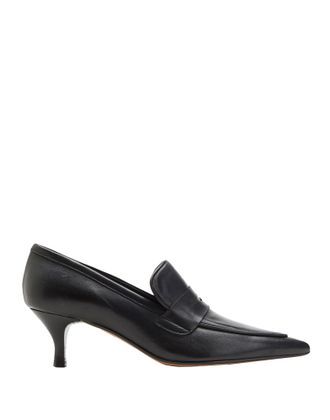 8 by YOOX LEATHER POINTY-TOE PENNY LOAFER