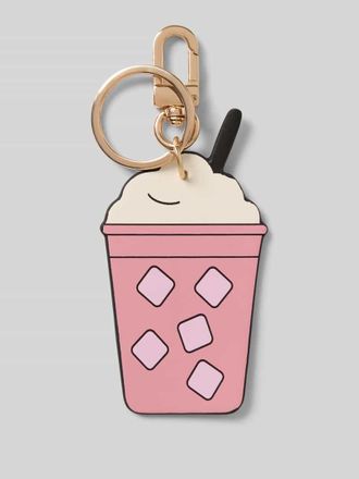 Seidenfelt Manufaktur Schl&uuml;sselanh&auml;nger mit Karabinerhaken Modell MY PINK LATTE