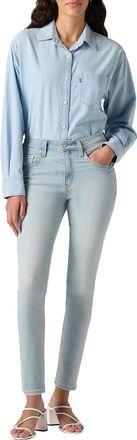 Levi's 721 High Rise Skinny Cool Secret Bench