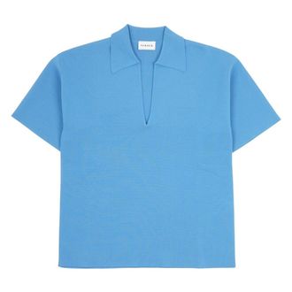 P.A.R.O.S.H. P.a.r.o.s.h. - Polo Roma - Femme - Tops - Bleu - Taille: 38 FR