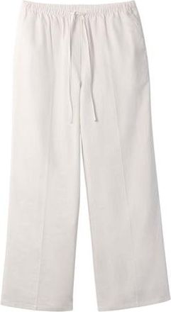Calvin Klein Pantalon large uni en lin m&eacute;lang&eacute;