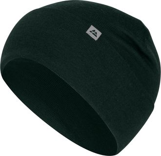 Danish Endurance Merino Laufmütze Herren & Damen, Sportmütze, Merinowolle Mütze, Wintermütze, Fahrrad Beanie, Atmungsaktiv & Warm, Unisex, Dunkelgrün, Einheitsgröße
