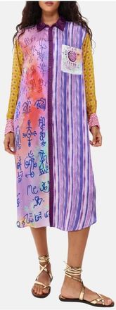 Me369 Femme, Robes, Multicolore, Taille: 38 FR Vestido camisero 126L70896