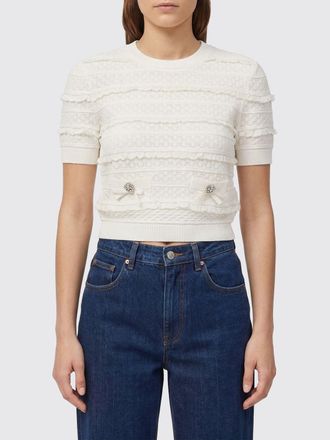 Self Portrait Top SELF-PORTRAIT Femme couleur Blanc