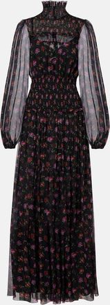 Dolce & Gabbana Maxikleid aus Seidenchiffon