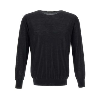KANGRA Homme, Pulls, Noir, Taille: XL Pull noir en laine pour homme
