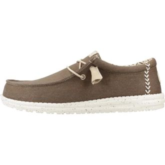 Hey Dude Homme, Chaussures, Brun, Taille: 45 EU Wally Stretch Canvas
