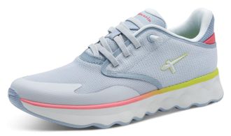 Tamaris Slip-On Sneaker TAMARIS Nowana, Damen, Gr. 36, hellblau kombiniert, Lederimitat, Synthetik, Textil, kontrastfarbene Details, Schuhe, Freizeitschuh, Ha