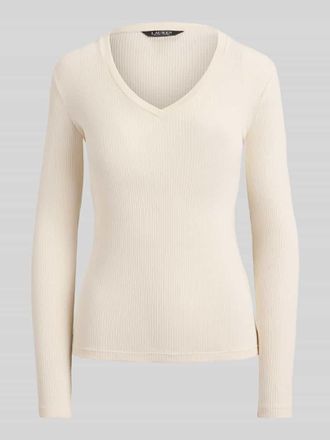 Lauren Ralph Lauren Slim Fit Langarmshirt aus Baumwoll-Modal-Mix