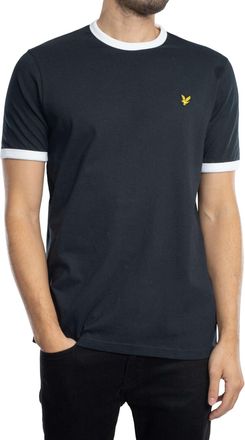 Lyle & Scott T-Shirt Herren | mit Rundhals-Ausschnitt und kurzen &Auml;rmeln | mit goldenem Adler-Logo auf der Brust | XS - XXL