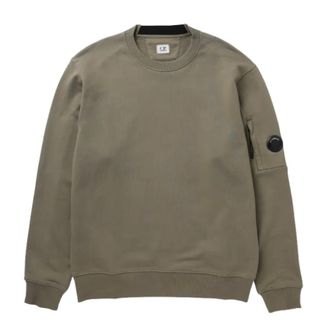 C.P. Company C.p. Company - SweaT-shirt Arm Lens Fallen Rock-S - Homme - Sweatshirts et sweats &agrave; capuche - Vert - Taille: M