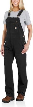 Carhartt Work in Progress Crawford Double Front Bib Combinaisons pour femme, Noir, XS