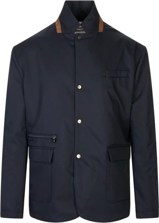 Kiton Homme, Vestes, Bleu, Taille: L Giacca