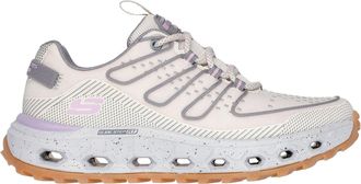 Skechers Step At Sneaker f&uuml;r Damen, Zum Anschl&uuml;pfen (Nat&uuml;rlich/Violett)