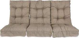 Patio Hollywoodschaukel Auflage 3 teilig Monte Carlo für Sitzfläche 170 cm Gartenbank Polster gesteppt