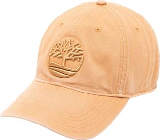 Timberland Homme, Accessoires, Beige, Taille: ONE Size Casquette de baseball brod&eacute;e Soundview
