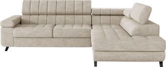 Mirjan24 Ecksofa Kaspro, Eckcouch mit Schlaffunktion und Bettkasten, Polstersofa, Couch, L-Form Sofa Wohnlandschaft, Polsterecke, Polstergarnitur, Bettsofa (Na