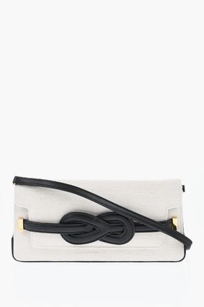 Amato Daniele Schultertasche aus Canvas NODO mit Lederdetail Amato Daniele