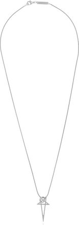Rick Owens unisex, Accessoires, Gris, Taille: ONE Size Collier avec logo