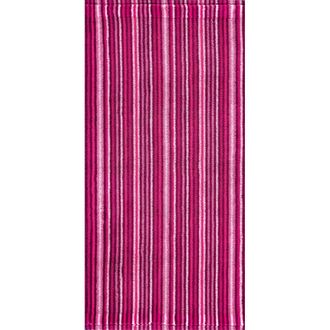 Egeria Frottier Handt&uuml;cher Combi Stripes Cassis Duschtuch 70x140 cm