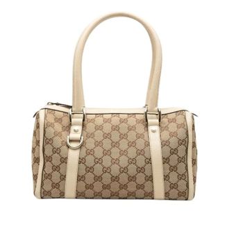 Gucci Sac Boston Pre-owned - Femme - Pre-owned - Beige - Taille: ONE Size