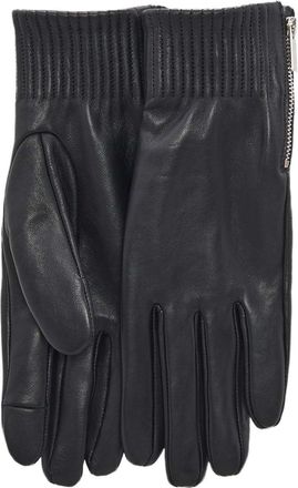 OPUS Damen Handschuh | ALETTIO Handschuhe aus 100% weichem Leder black, S