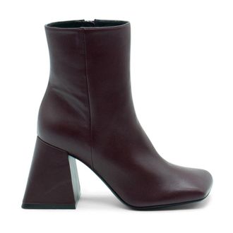 Vic Mati&eacute; Minimalistische Stiefelette Ming in Bordeaux - - Shoes - Damen - Braun - 39 EU