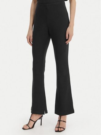Calvin Klein Stoffhose LV044B223G Schwarz Flare Fit