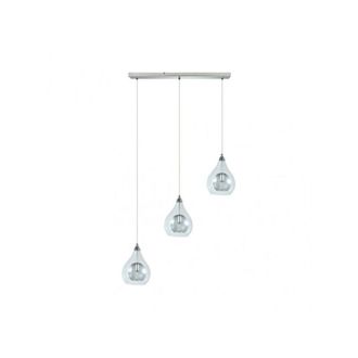 Fabrilamp Fabrilamp - H&auml;ngeleuchte lhasa 3xg9 chrom regx65x65 cm