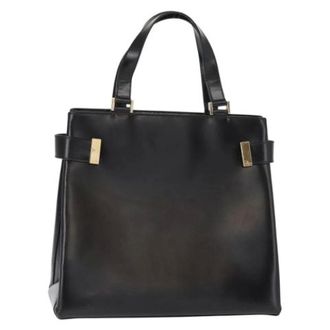 Gucci Sac &agrave; main vintage en cuir Pre-owned - Femme - Pre-owned - Noir - Taille: ONE Size