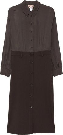 Twinset Manteau Long - Marron